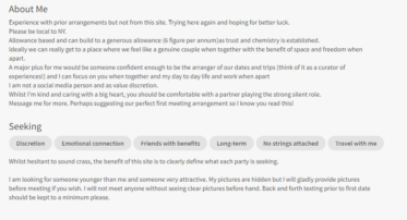 Sugar Daddy Profile Examples: How to Write Sugar Daddy Profile